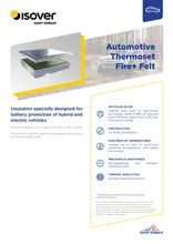 Automotive Thermoset Fire+ Felt | Isover Technical Insulation