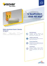 U SeaProtect Slab 48 Alu1 | Isover Technical Insulation