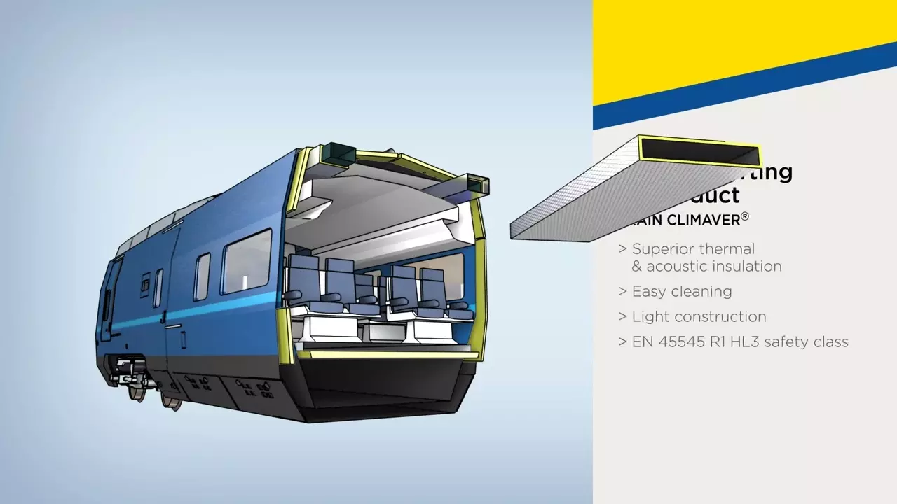 Train Insulation | Sustainable train | ISOVER Technical Insulation